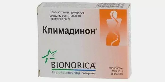 Phytopreparations Klimadinon maka ịgwọ menopause