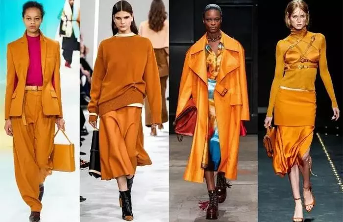 Couleur jaune saturée dans les vêtements