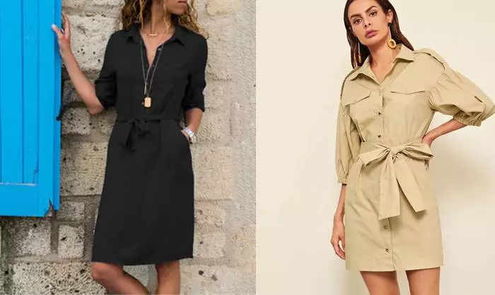 Autumn shirt dresses