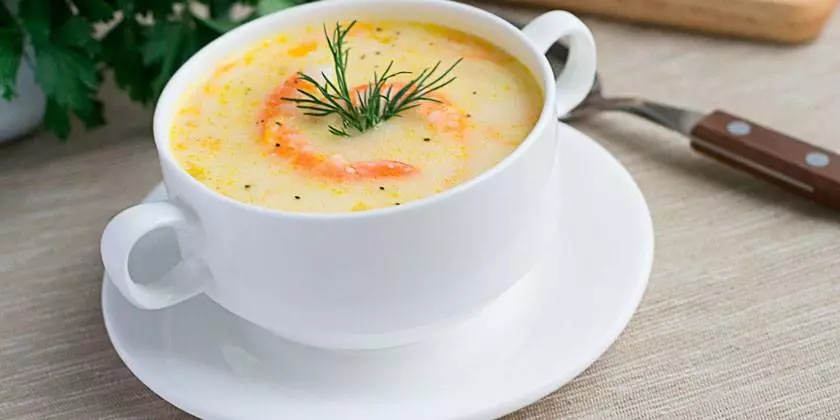 Supa u kašici sa sirom