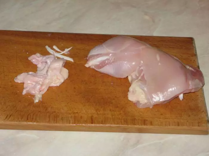 Cuisse de poulet sans peau