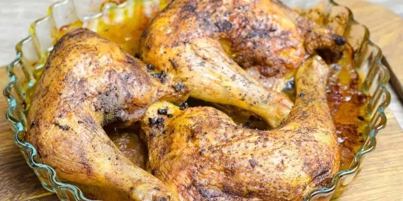 Cosce di pollo finite