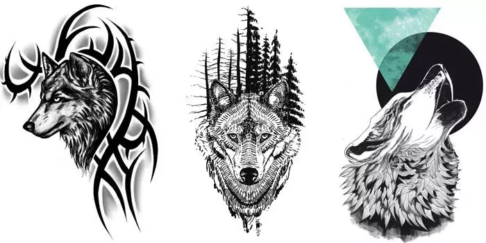 Dessins avec des loups