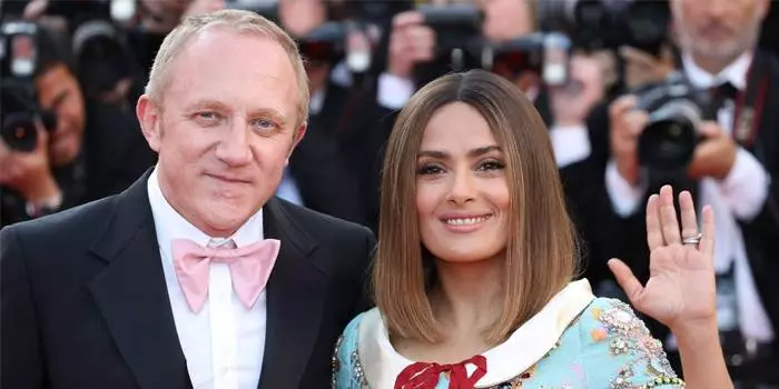 UHenri Pinault kunye noSalma Hayek