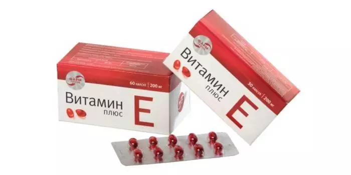 E -vitamiinin kapselit