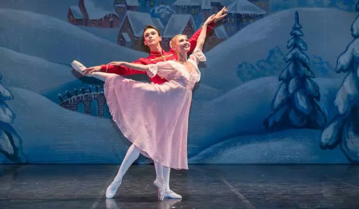 Bọọlụ Nutcracker na ogbo ụlọ elu enyo nke ụlọ Turkestanova