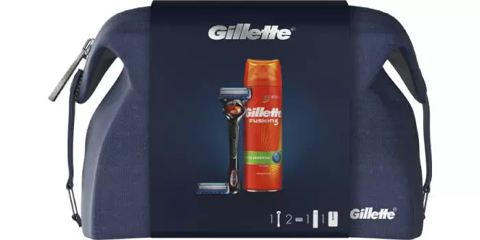Conjunto de barbear para viagem Gillette
