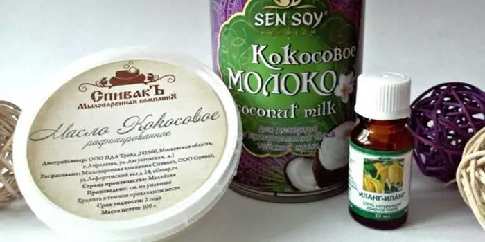 Kokosolje og melk