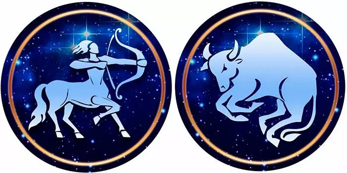 Sagittarius နှင့် Taurus
