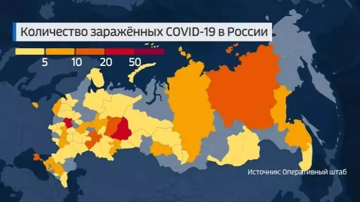 Rusiyada koronavirusun artması