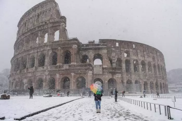 Roma no inverno