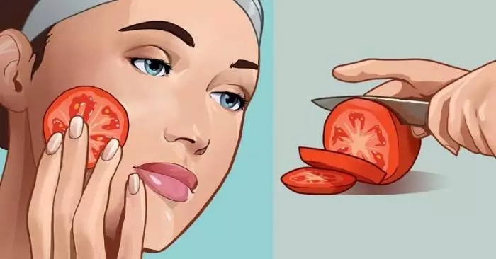 Tomate contre peau grasse