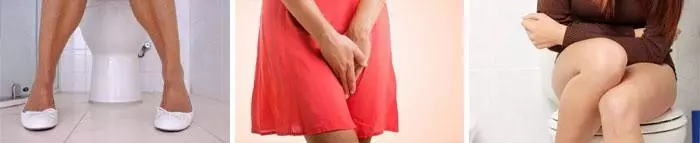 Symptoms of persistent urination