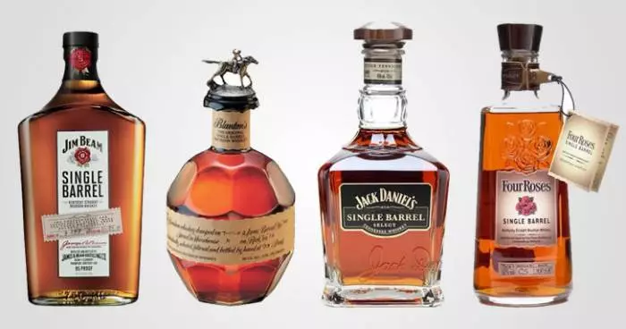 Bourbon të markave të ndryshme