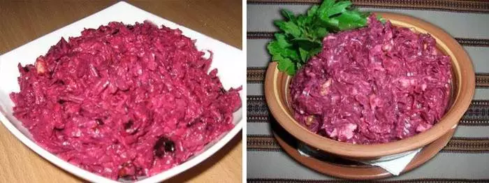 Beetroot with sour cream